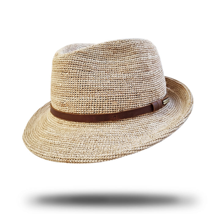 Raffia Hats - Hat World Australia | Raffia Trilby-SD369